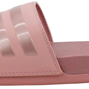 adidas Women's Adilette Comfort Slides Sandal, Wonder Mauve/Maeamt/Maeamt, 10