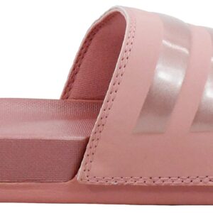 adidas Women's Adilette Comfort Slides Sandal, Wonder Mauve/Maeamt/Maeamt, 10