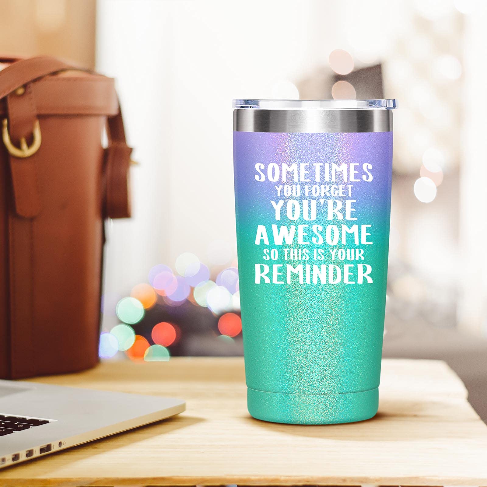 ARABOSTON Inspirational Gifts for Women - Mother's Day Gifts, Birthday Gifts for Best Friend,Coworker, Mom, Insulated Tumbler with Key Chain, 20oz