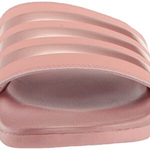 adidas Women's Adilette Comfort Slides Sandal, Wonder Mauve/Maeamt/Maeamt, 5