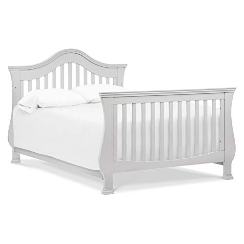 DaVinci Ashbury 4-in-1 Convertible Crib with Toddler Bed Conversion Kit in Cloud Grey, Greenguard Gold Certified