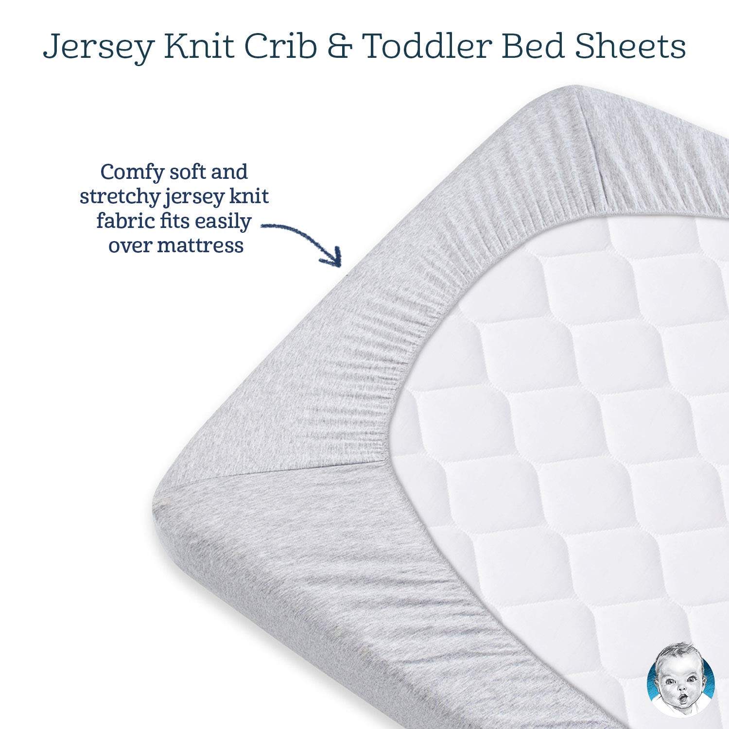 Gerber Baby Boys Girls Neutral Newborn Infant Baby Toddler Nursery 100% Cotton Fitted Bedding Crib Sheet, Woodland Critters White, 28" x 52"