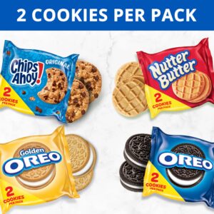 OREO, CHIPS AHOY!, Nutter Butter, SOUR PATCH KIDS & SWEDISH FISH Cookies & Candy Variety Pack, 40 Snack Packs