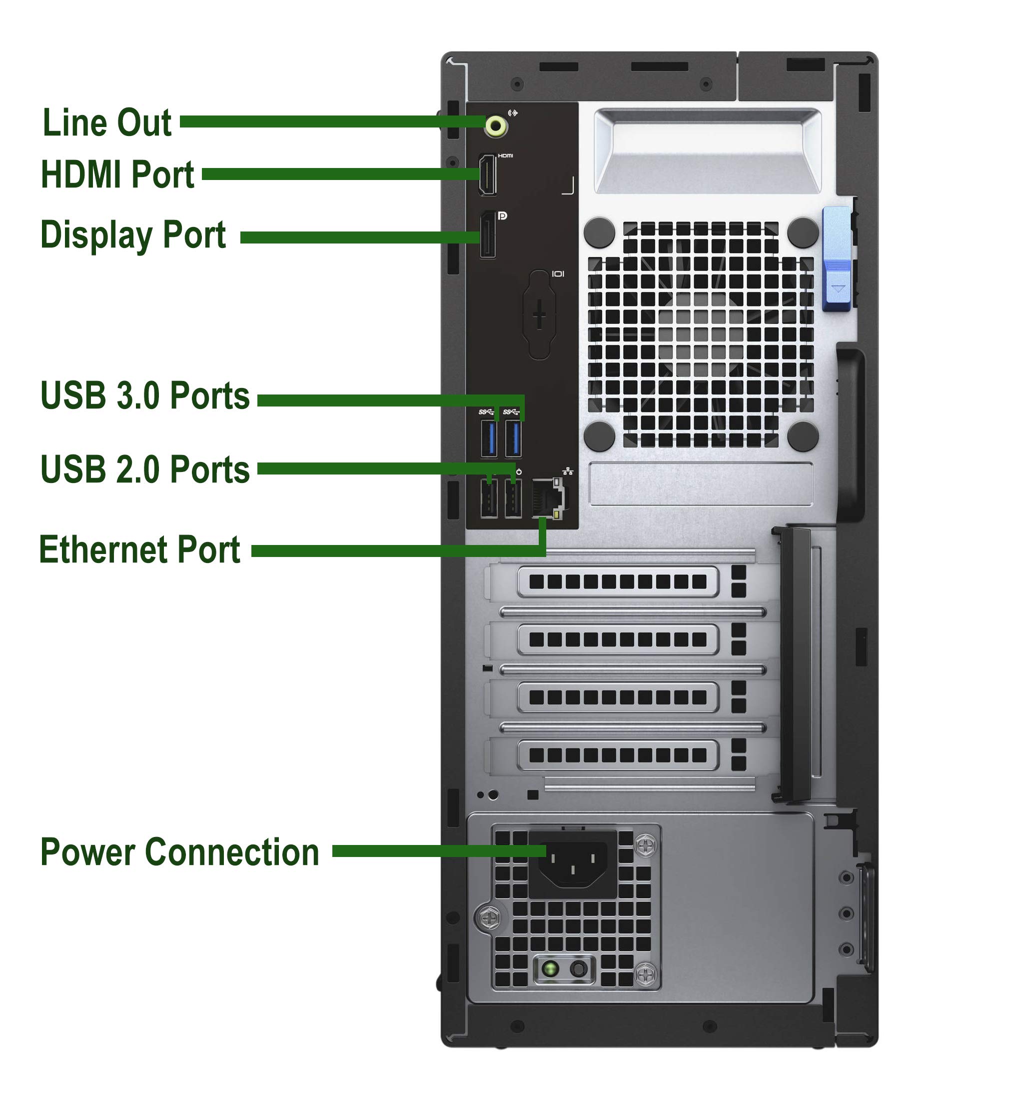 Dell OptiPlex Tower Desktop Computer PC, Intel Core i5 6500, 3.2GHz Processor, 16GB Ram, 512GB M.2 SSD, WiFi & Bluetooth, FHD 24 Monitor, Wireless Keyboard and Mouse, Windows 10 Pro (Renewed)