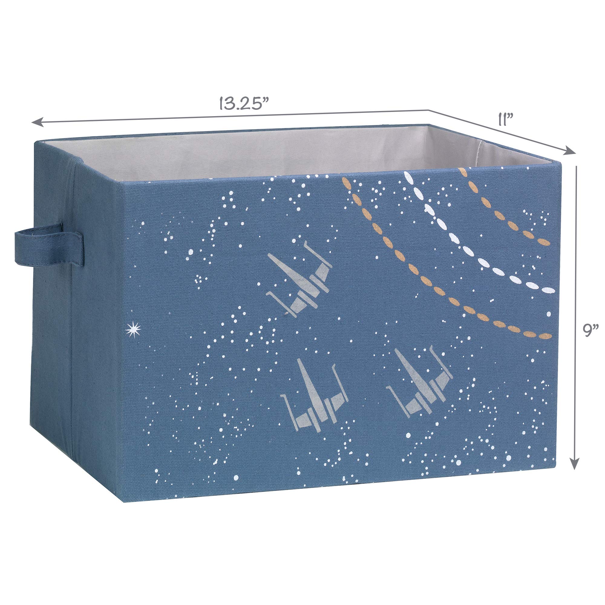 Lambs & Ivy Star Wars Galaxy Foldable/Collapsible Storage Bin/Basket Organizer