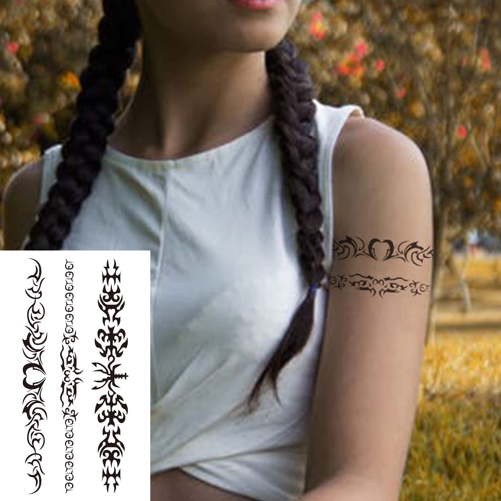 30 Sheets Waist Sexy Body Temporary Tattoo Sticker For Women Lady