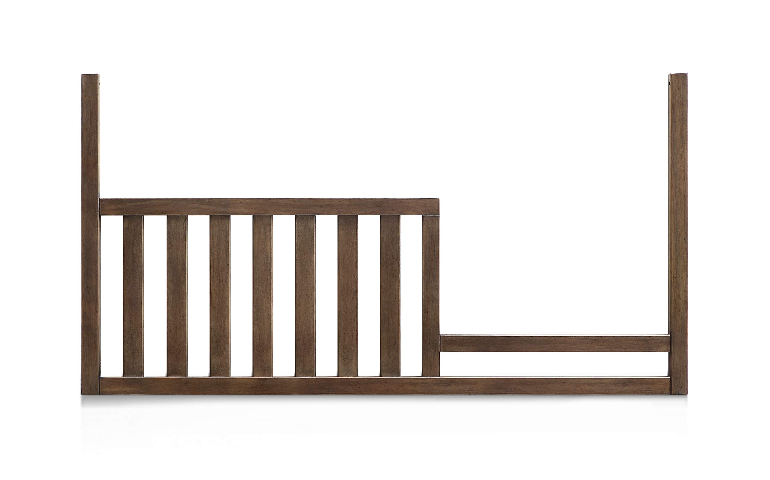 Suite Bebe -- Asher Guard Rail - Carbon Gray - Conversion Safety Rail for Toddler Beds - Wood - Non Toxic and Child Safe