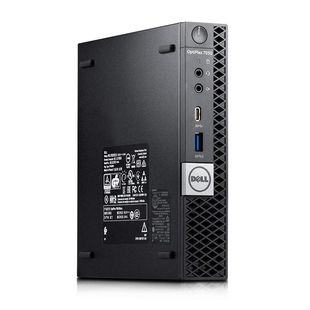 Dell Optiplex 7050 Micro Form Factor Desktop, Intel i7 7700T 2.9Ghz, 32GB DDR4, 1TB NVMe M.2 SSD, HDMI, Windows 10 (Renewed)