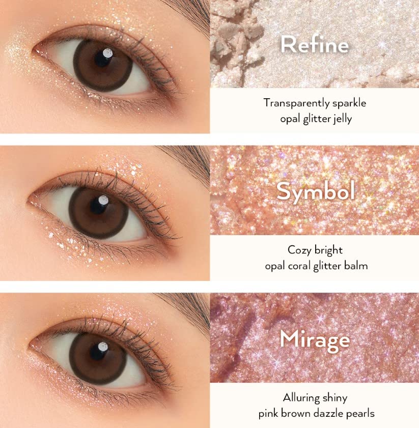 UNLEASHIA Glitterpedia Eye Shadow Palette|Point Makeup Vegan|Korean Cosmetics|Daily|matte|glitter|shimmer|pearl|daily|party|sparkling… (NO.1 All of Glitter)