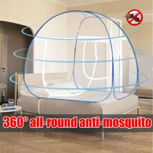 Mosquito Net for Bed,Pop-Up Mosquito Tent Portable Folding Design with Net Bottom,Suit for Patio Bedroom Camping Trips (79 x71x59 inch)