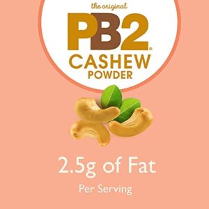 PB2 Powdered Cashew Butter - Cashew Powder with No Added Sugar or Salt [1lb Jar]