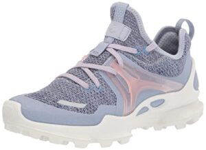 ecco women's biom c knit trail running shoe, eventide/eventide, 9-9.5