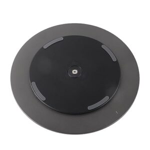 360° aluminum rotation monitor swivel base 360° rotating swivel stand turntable platform base for monitor computer laptop sculpturing black