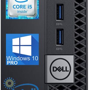 Dell OptiPlex 3040 Micro Desktop Computer, Intel Core i5-6500 Upto 3.2GHz 16GB RAM, 512GB SSD, AC Wi-Fi, Bluetooth, DisplayPort, HDMI - Windows 10 Pro (Renewed)