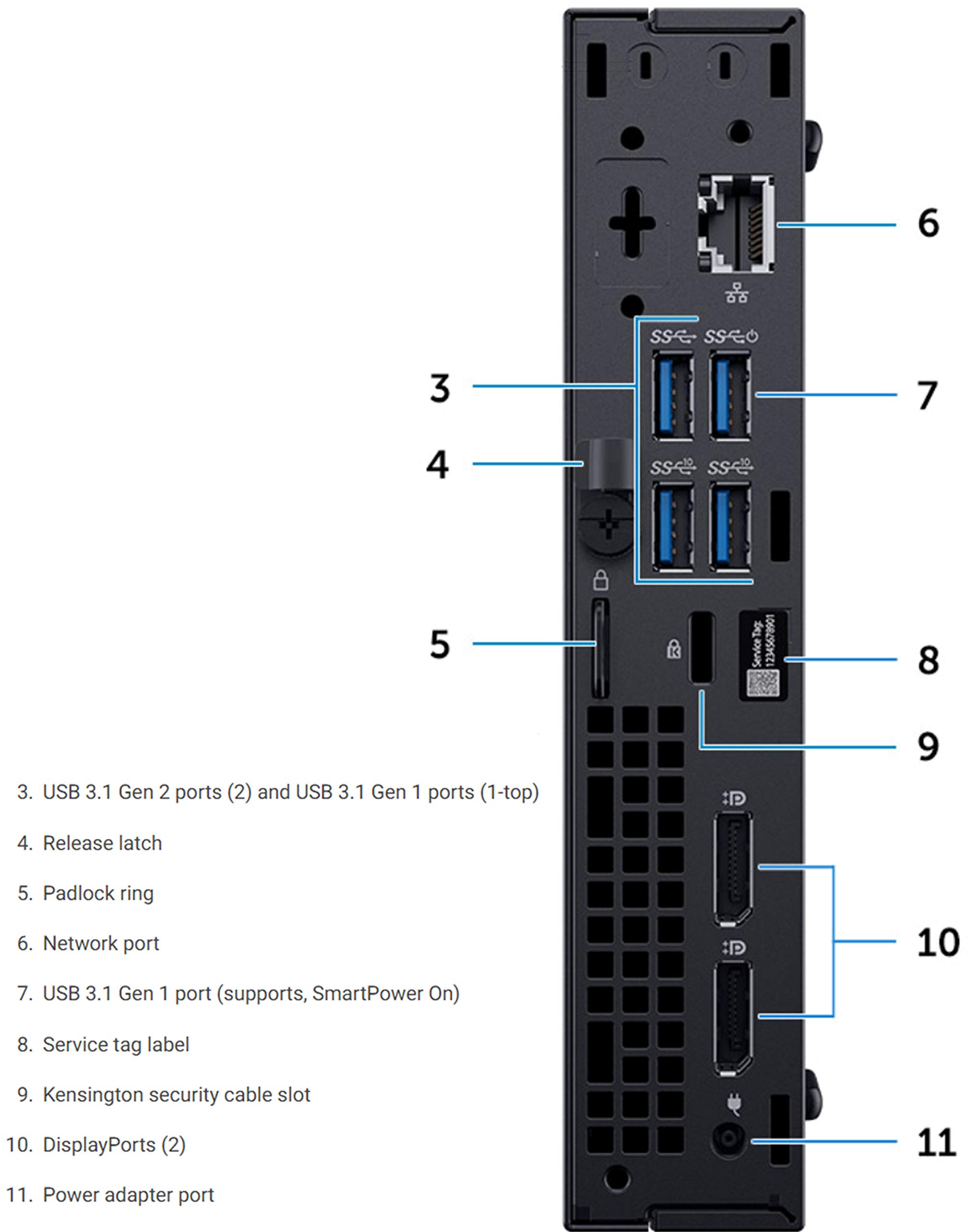 Dell OptiPlex 3040 Micro Desktop Computer, Intel Core i5-6500 Upto 3.2GHz 16GB RAM, 512GB SSD, AC Wi-Fi, Bluetooth, DisplayPort, HDMI - Windows 10 Pro (Renewed)