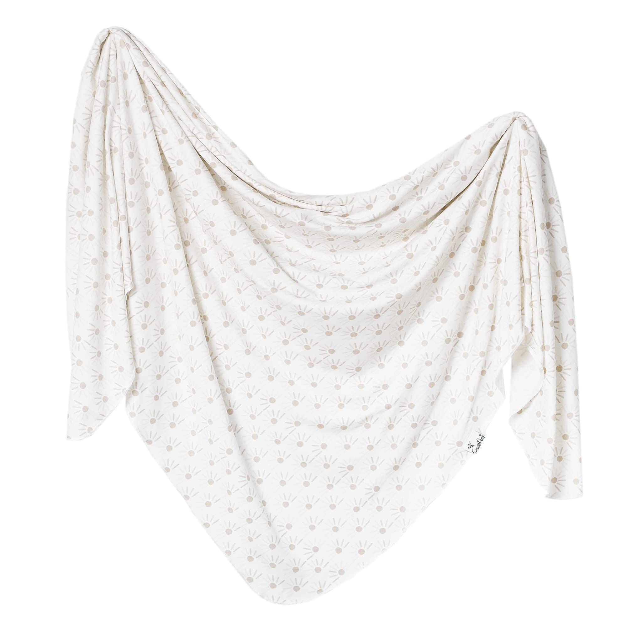 Copper Pearl Large Premium Knit Baby Swaddle Receiving Blanket Shine