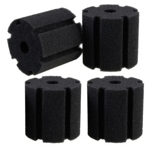 aquaneat aquarium sponge filter replacement, fish tank foam replacement,4 packs (large up to 60gal)