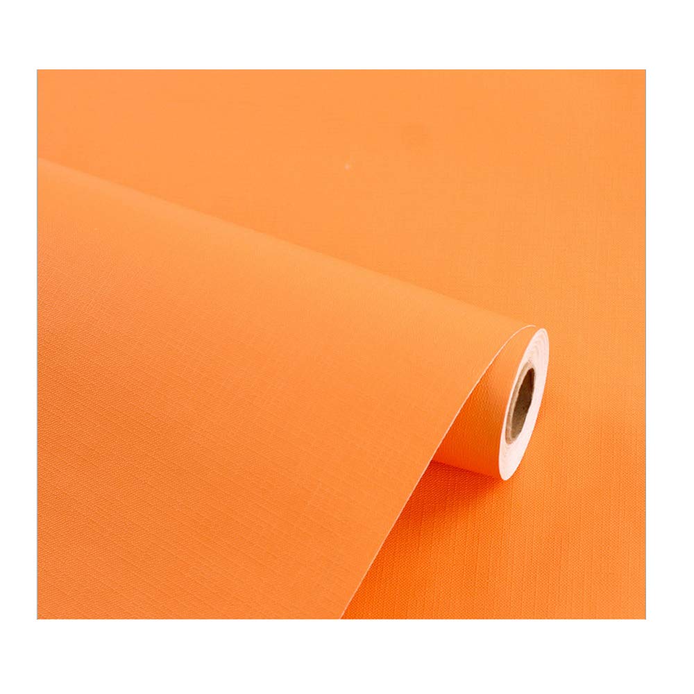 Yifasy 2 Pack Shelf Liners Orange Self-Adhesive Drawer Cabinet Papers Line Coffee Table Nightstand Easy Cut 17.7 Inch Wide