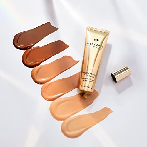 Westmore Beauty Instantly Flawless Foundation - Light Medium 1.2 oz - Foundation Full Coverage, Makeup Foundation, Liquid Foundation, Best Foundation, Light Foundation Foundation Makeup Full Coverage