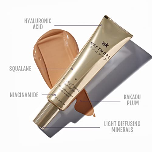 Westmore Beauty Instantly Flawless Foundation - Light Medium 1.2 oz - Foundation Full Coverage, Makeup Foundation, Liquid Foundation, Best Foundation, Light Foundation Foundation Makeup Full Coverage