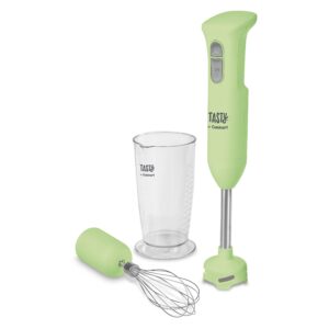 tasty by cuisinart hand blender, green,2.5"(l) x 2.5"(w) x 15.71"(h)