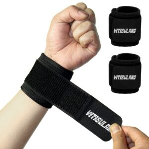 2 pack wrist straps for weightlifting men,wristbands support,tennis wrist support,adjustable wrist wraps for carpal tunnel,wrist brace for working out,pain relief,non-pilling,high elasticity