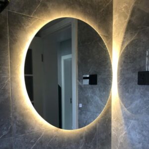 bathroom mirror mirror,illuminated led backlit, wall mounted vanity lighted mirror, bedroom/living