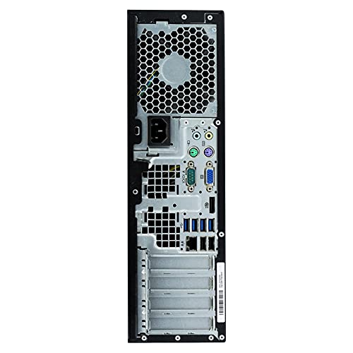 HP Elite 8300 Business SFF Desktop Computer PC with New 24 Monitor (Intel Core i5 up to 3.6 GHz, 8GB DDR3, 500GB HDD, Wi-Fi, DP Port, VGA, USB 3.0 Windows 10 Home 64-bit)(Renewed)