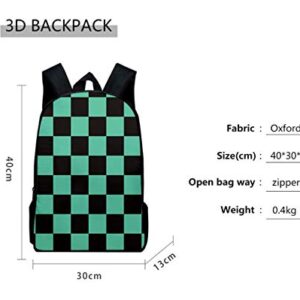 FEIRUIJI Casual Backpack Fashion Laptop Backpack 3pcs Set School Backpack Travel Shoulder Backpack Book Backpack for men women (EE), 30 x44 x18cm