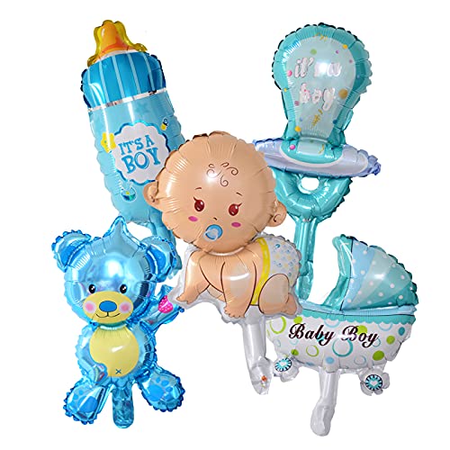 Baby Shower Balloons, Baby Shower Decorations, Baby Boy Balloons, Baby Girl Balloons (Boy)