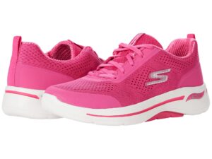 skechers performance go walk archfitmotion breeze womens walking 9 bm us pink