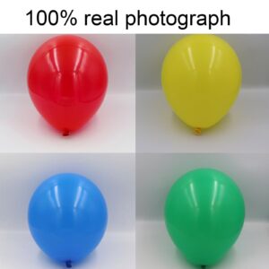 Red Blue Yellow Green Balloons Arch Kit-Different Sizes of Red Blue Yellow Green Balloons for Birthday Baby Shower Carnival Circus Party Decorations