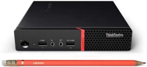 lenovo thinkcentre m715q mini tiny business desktop pc, amd pro a6-8570e r5, 6 compute cores 2c+4g, 3.2ghz, 8gb ddr4 ram, 128gb ssd hard drive, windows 10