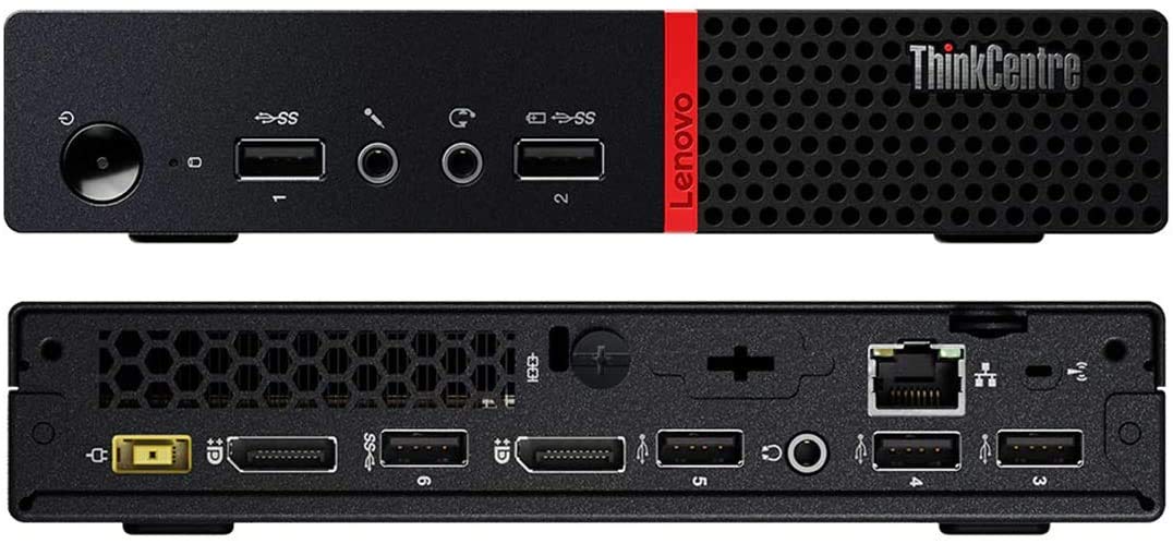 Lenovo ThinkCentre M715q Mini Tiny Business Desktop PC, AMD PRO A6-8570E R5, 6 Compute CORES 2C+4G, 3.2GHz, 8GB DDR4 RAM, 128GB SSD Hard Drive, Windows 10