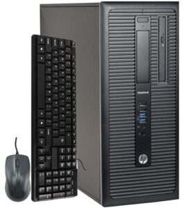 hp elitedesk 800 g1 tower computer desktop pc, intel core i5 3.2ghz processor, 16gb ram, 512gb m.2 ssd, wifi & bluetooth, hdmi, nvidia geforce gt 1030 ddr4 4gb, windows 10 pro (renewed)