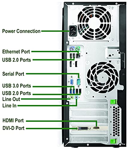 Hp EliteDesk 800 G1 Tower Computer Desktop PC, Intel Core i5 3.2GHz Processor, 16GB Ram, 512GB M.2 SSD, WiFi & Bluetooth, HDMI, Nvidia GeForce GT 1030 DDR4 4GB, Windows 10 Pro (Renewed)