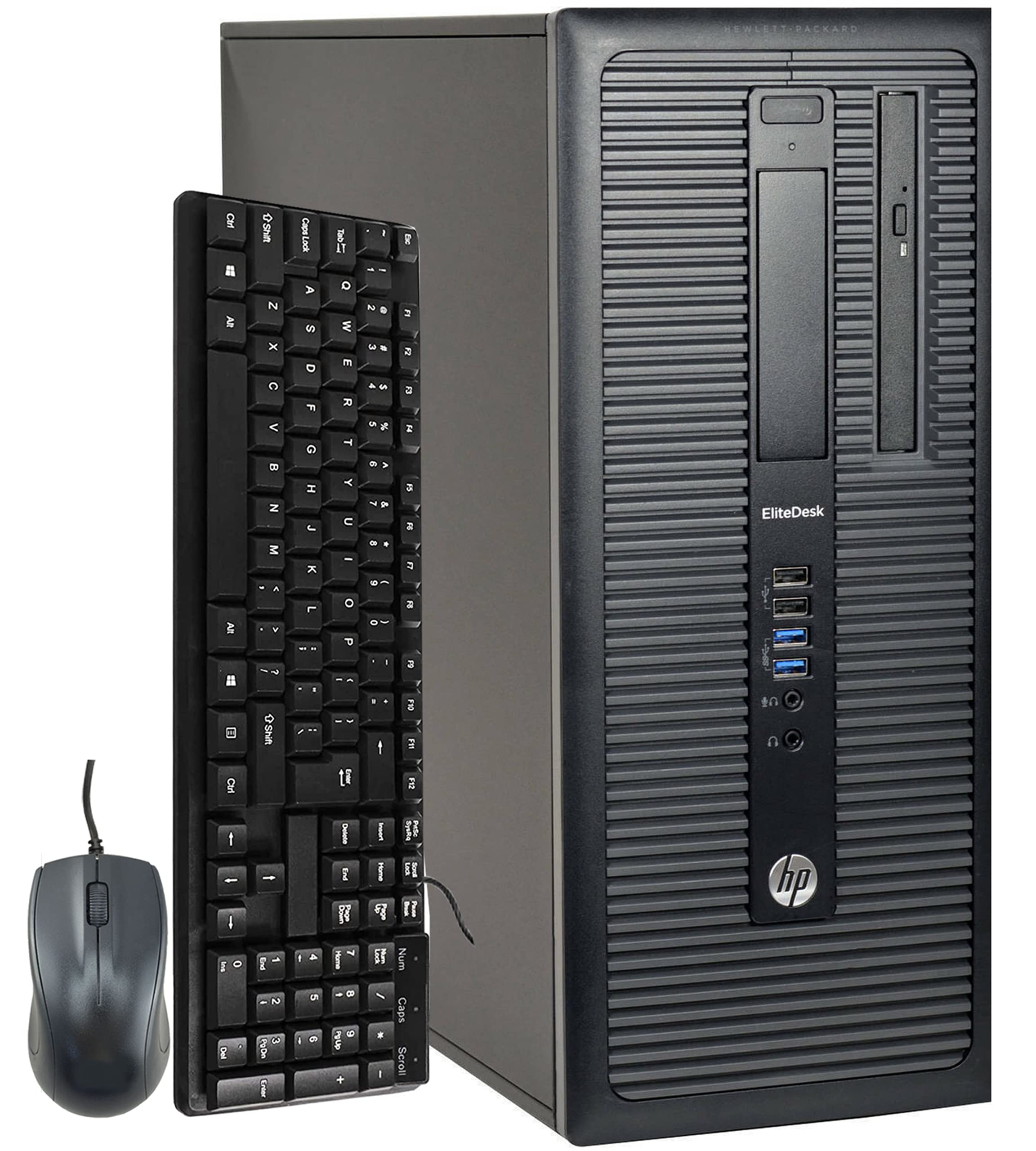 Hp EliteDesk 800 G1 Tower Computer Desktop PC, Intel Core i7 3.4GHz Processor, 16GB Ram, 256GB M.2 SSD, WiFi & Bluetooth, HDMI, Nvidia GeForce GT 1030 4GB DDR4, Windows 10 Pro (Renewed)