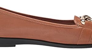 Aerosoles Women's Bristol Ballet Flat, TAN Leather, 10.5