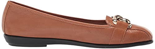 Aerosoles Women's Bristol Ballet Flat, TAN LEATHER, 5