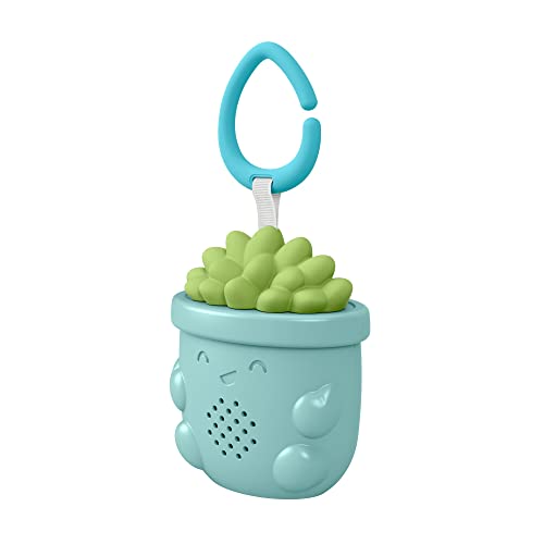 Fisher-Price Portable Baby Sound Machine Soothe & Go Succulent with Customizable Music & Timers for Newborns