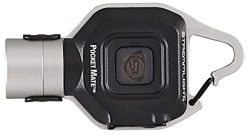 Streamlight 73300 Pocket Mate 325-Lumen Keychain/Clip-on USB Rechargeable Flashlight, Silver