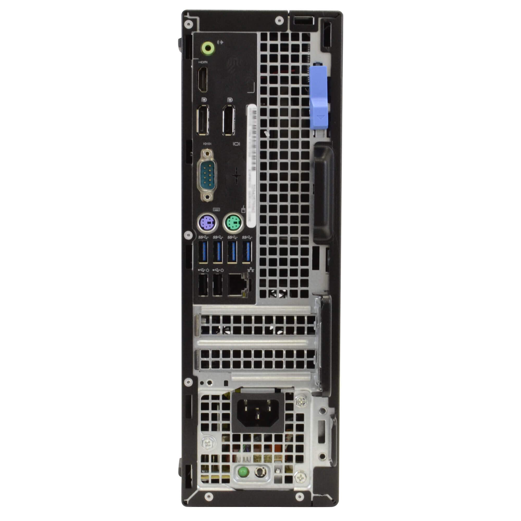 Dell Business Desktop Optiplex 7040 Computer, Intel Core i7 Quad Core, 8GB RAM, 240GB SSD, DVD, Wi-Fi, Windows 10 Pro, Wireless Keyboard, 1080p Webcam, New 23.6 Monitor (Renewed)