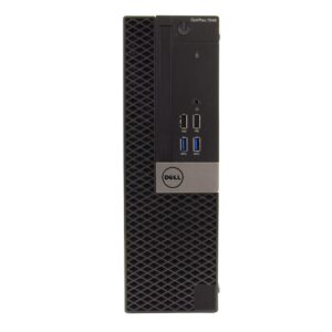 Dell Business Desktop Optiplex 7040 Computer, Intel Core i7 Quad Core, 8GB RAM, 240GB SSD, DVD, Wi-Fi, Windows 10 Pro, Wireless Keyboard, 1080p Webcam, New 23.6 Monitor (Renewed)