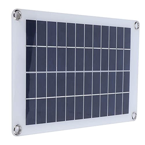 Fafeicy 10 Watt 18V Polycrystalline Solar Panel Solar Module 10W Polycrystalline Solar Panel Solar Cell +1.2A LCD Charge Controller +Suction Cup+Connecting Line