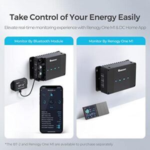 Renogy 12V 50A DC to DC Battery Charger with MPPT, On-Board Battery for Gel, AGM, Flooded and Lithium Batteries, Using Multi-Stage Charging, Solar Panel and Alternator