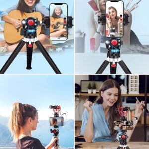 Camera Mini Tripod, Etour Lightweight Vlog Tripod Holder, Adjustable [Stable Handheld Vlogging Tripod] of DSLR Compatible with Sony A6000 Canon M50 G7x Mark ii/Phone, Table Stand for Vlogger Creator