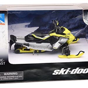 NewRay Toy 1:20 Scale Mini Die Cast MXZ X-RS Snowmobile Yellow