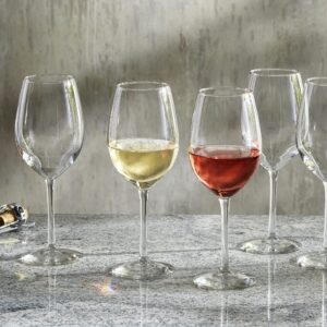 Libbey Entertaining Essentials All Purpose Wine Glasses, 17-ounce, Set of 6