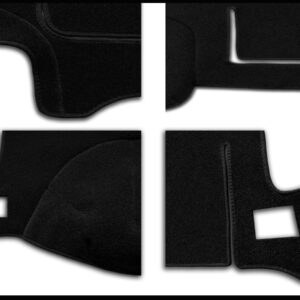 Dash Cover Mat Custom Fit for Toyota Tacoma 2016-2023, Dashboard Cover Pad Carpet Protector (Black) F94