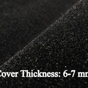 Dash Cover Mat Custom Fit for Toyota Tacoma 2016-2023, Dashboard Cover Pad Carpet Protector (Black) F94